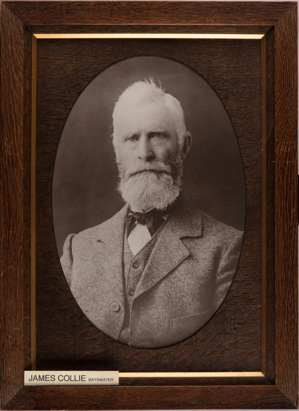 Framed photograph, Portrait of James Collie | Record | DigitalNZ
