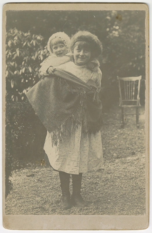 Photograph, Two unknown children | Record | DigitalNZ