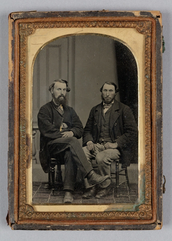 Photograph, Ambrotype, George Fryett and Thomas Small | Record | DigitalNZ
