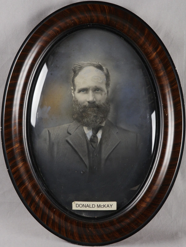 Framed photograph, Portrait of Donald McKay | Record | DigitalNZ