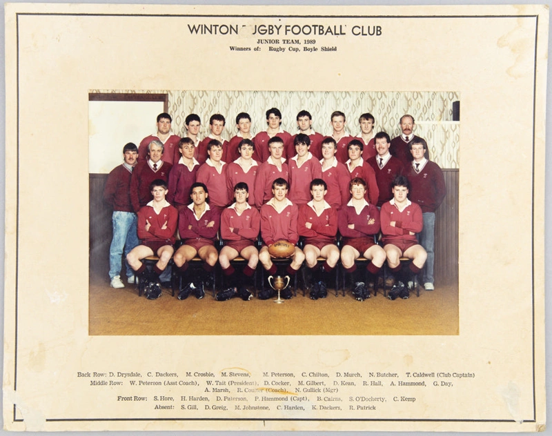 Photograph, Winton Rugby Football Club, Junior team | Record | DigitalNZ
