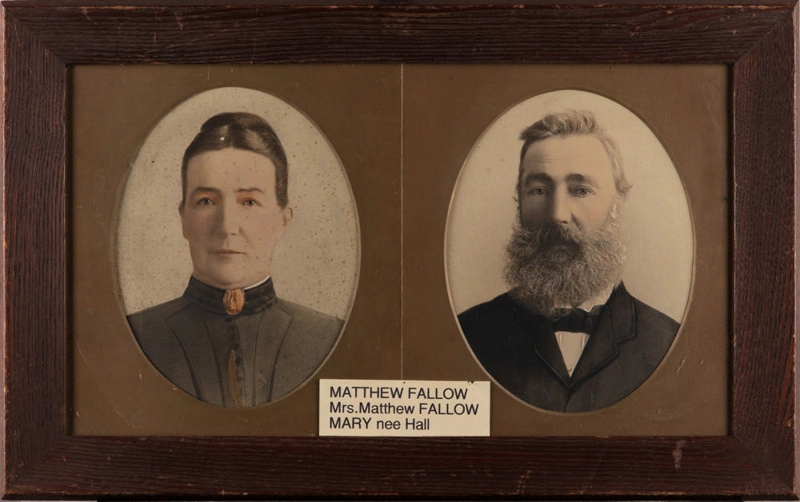 Framed photograph, Mathew and Mary Fallow | Record | DigitalNZ