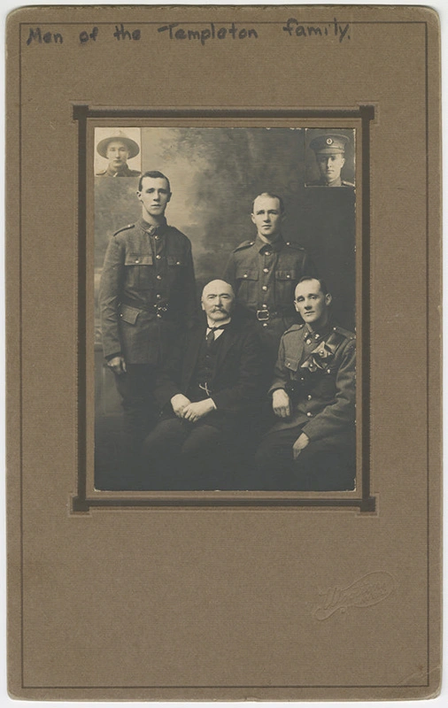 Photograph, Men of the Templeton Family | Record | DigitalNZ