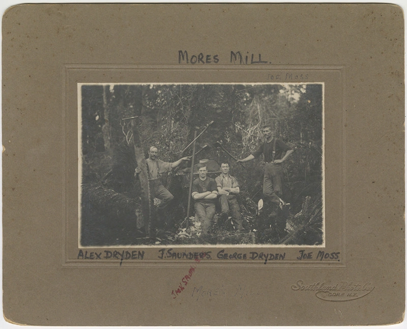 Photograph, Alex Dryden, Jack Saunders, George Dryden and Joe Moss of ...