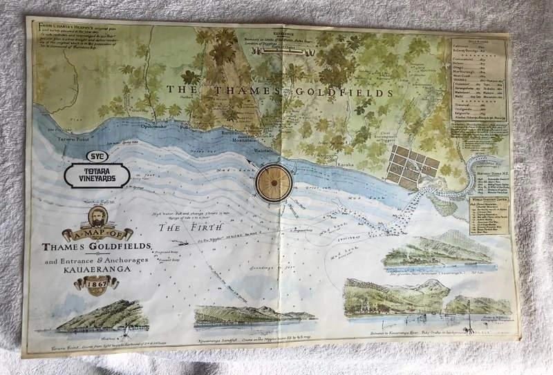 Map, copy of SYC Thames Goldfields | Record | DigitalNZ
