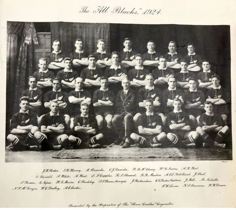 Photograph, All Blacks 1924 | Record | DigitalNZ