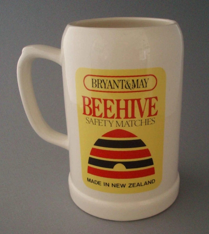 Beer stein - Beehive matches | Record | DigitalNZ
