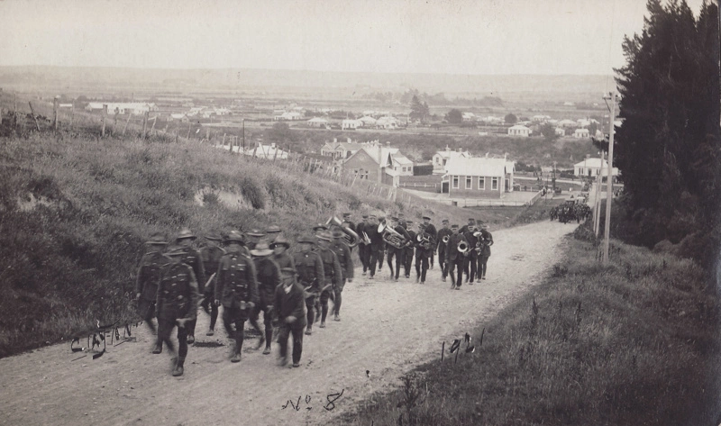 Photograph [Military Funeral Procession, 1921] | Record | DigitalNZ