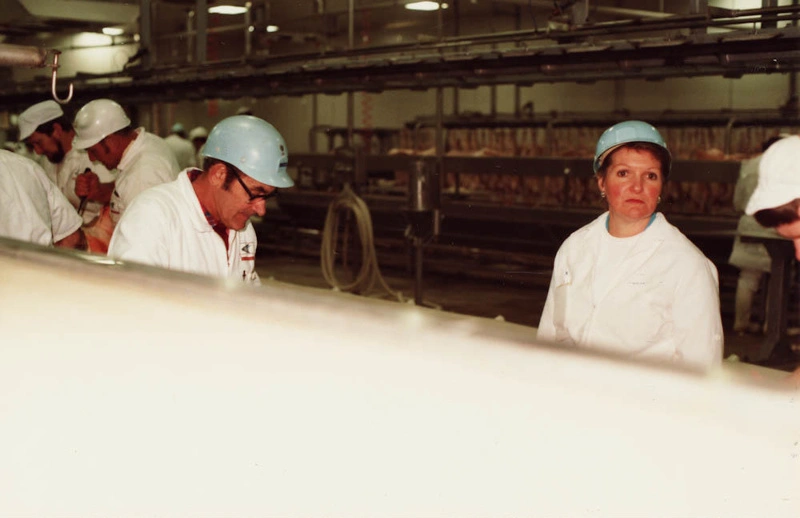 Photograph [Lamb Boning Room, Mataura Freezing Works] | Record | DigitalNZ