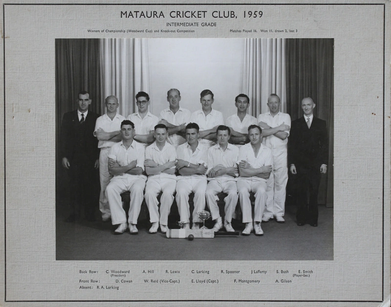 Photograph [Mataura Cricket Club, Intermediate Grade, 1959] | Record ...