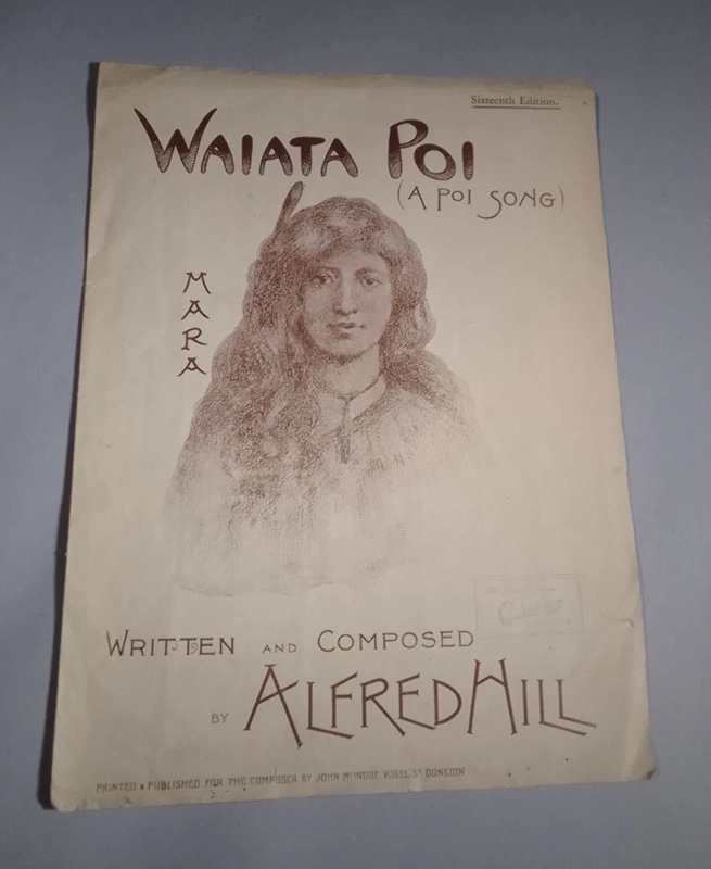 Sheet music - Waiata Poi (A poi song) | Record | DigitalNZ