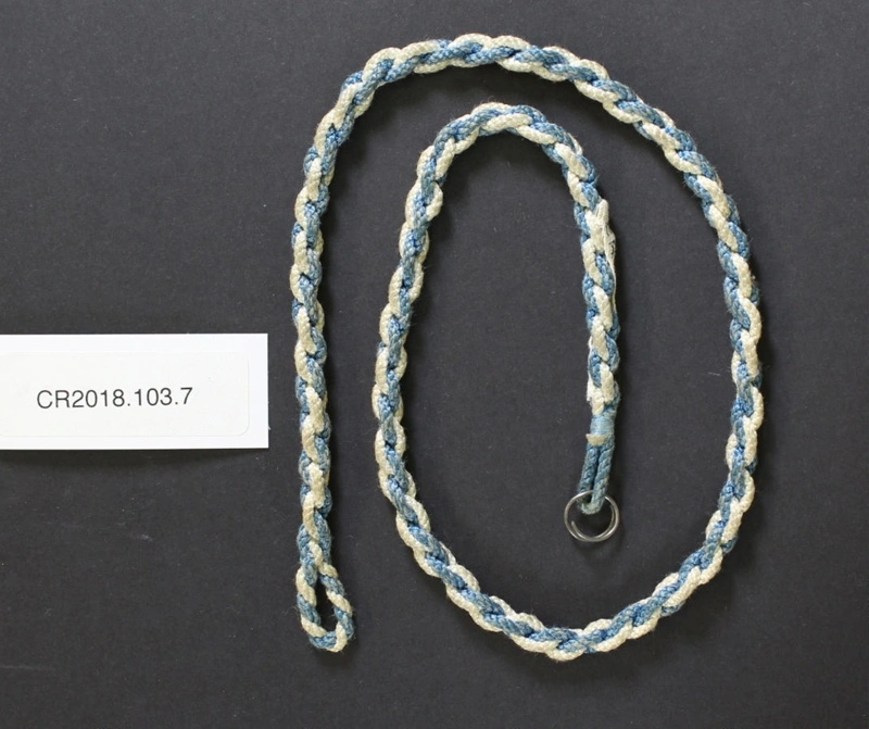 Corded lanyard - Naval uniform & kit items, WWII, V J Brown | Record ...
