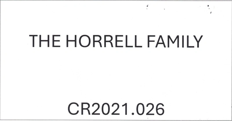Folder, The Horrell Family | Record | DigitalNZ