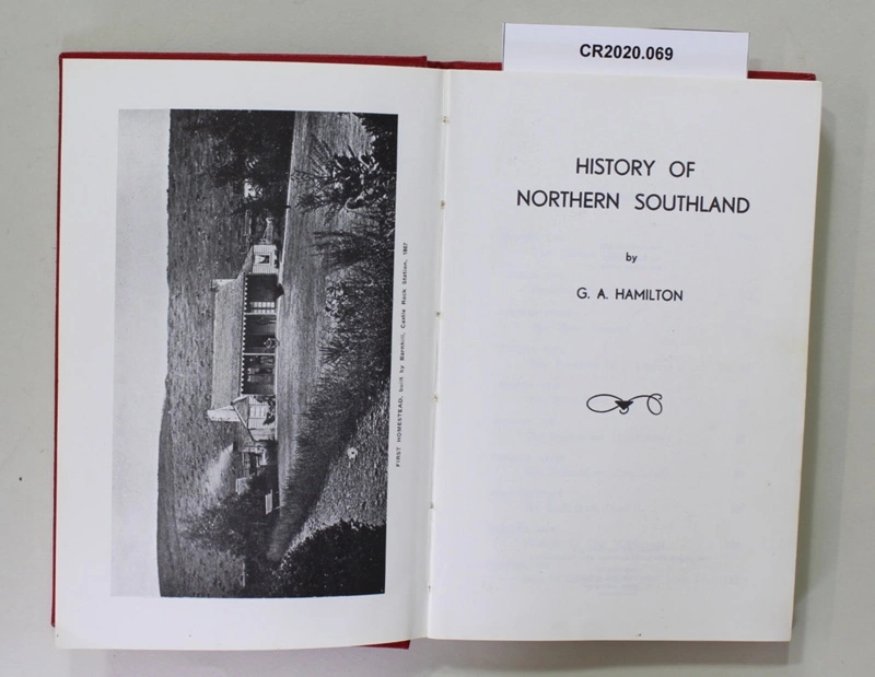 Book HISTORY OF NORTHERN SOUTHLAND | Record | DigitalNZ