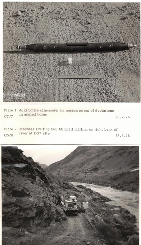 Photographs, Clyde Dam Era Investigations 1975 to 1994 | Record | DigitalNZ