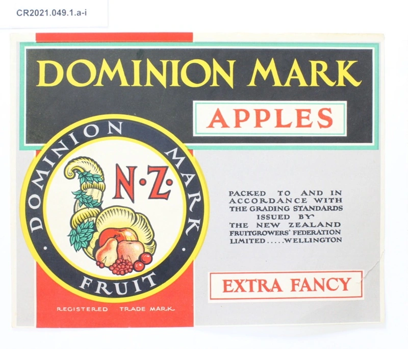 NZ Apple and Pear Board fruit carton labels | Record | DigitalNZ