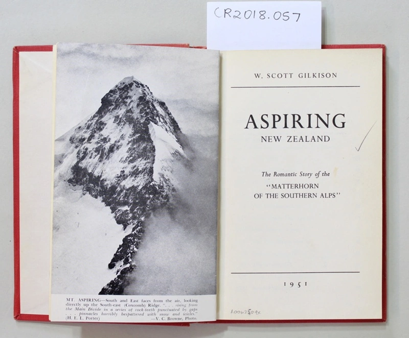 Book, ASPIRING NEW ZEALAND The Romantic Story of the ' MATTERHORN OF ...