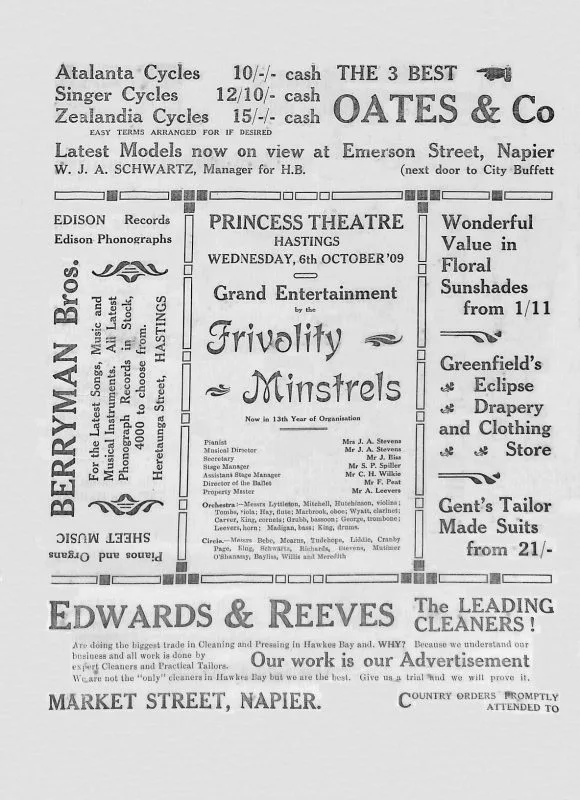 Programme 1930 tour | Record | DigitalNZ