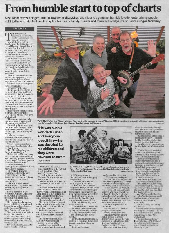 Newspaper Article 2016 – From humble start to top of charts (Hawke's ...