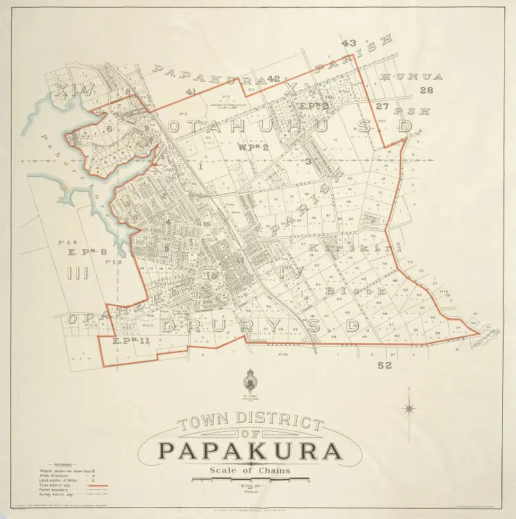 Town district of Papakura | Record | DigitalNZ