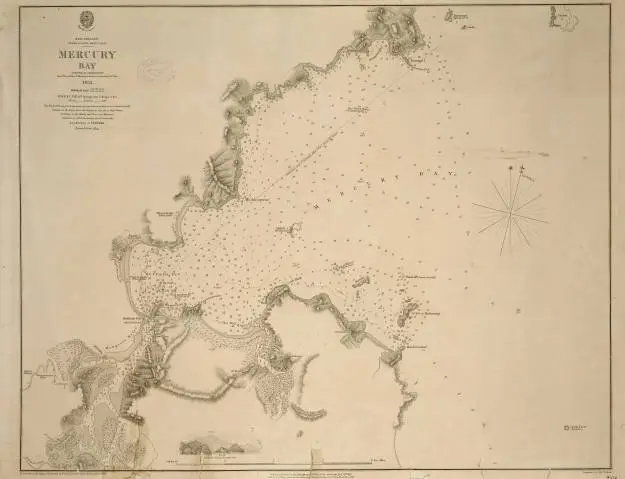 Mercury Bay, surveyed by B. Drury [and others], 1852. | Record | DigitalNZ