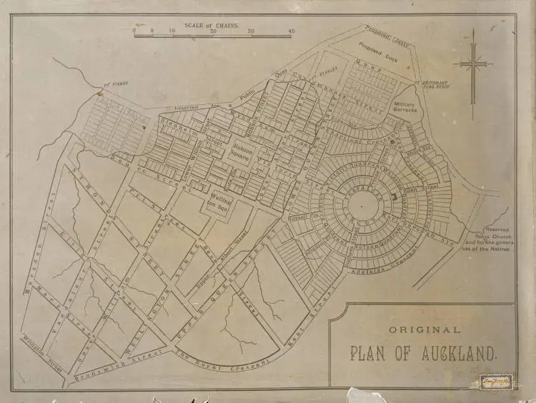 Original plan of Auckland | Record | DigitalNZ