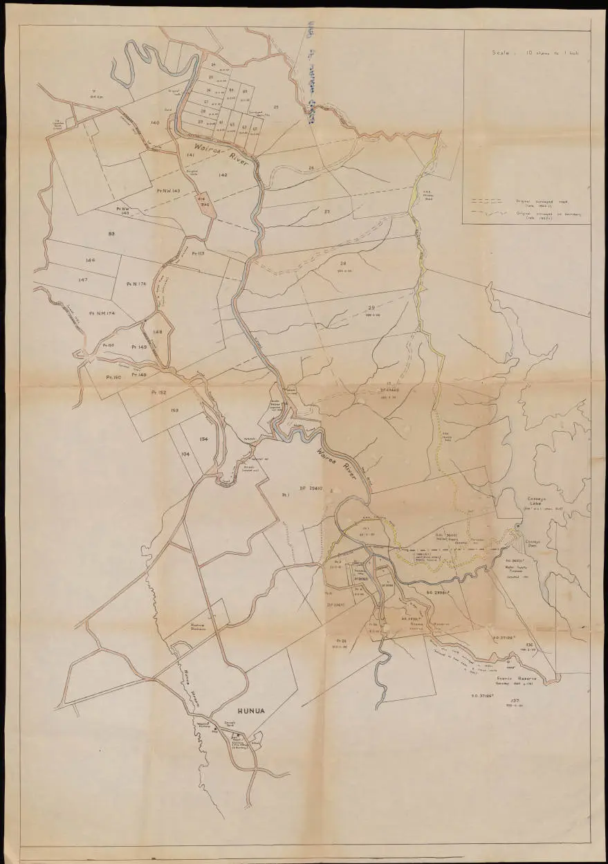 Map of Wairoa Gorge | Record | DigitalNZ