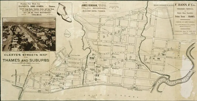 Cleave's streets Thames and suburbs : expressly compiled from official surveys for Cleave's ...