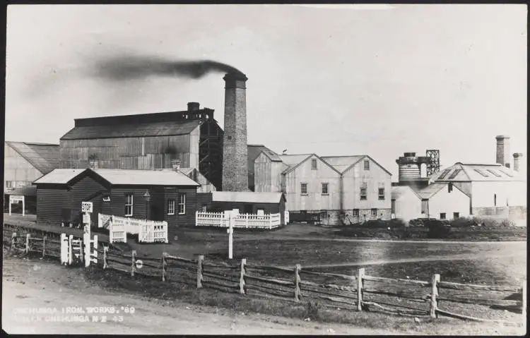 Onehunga Ironworks, Princes Street, Onehunga, 1889 | Record | DigitalNZ