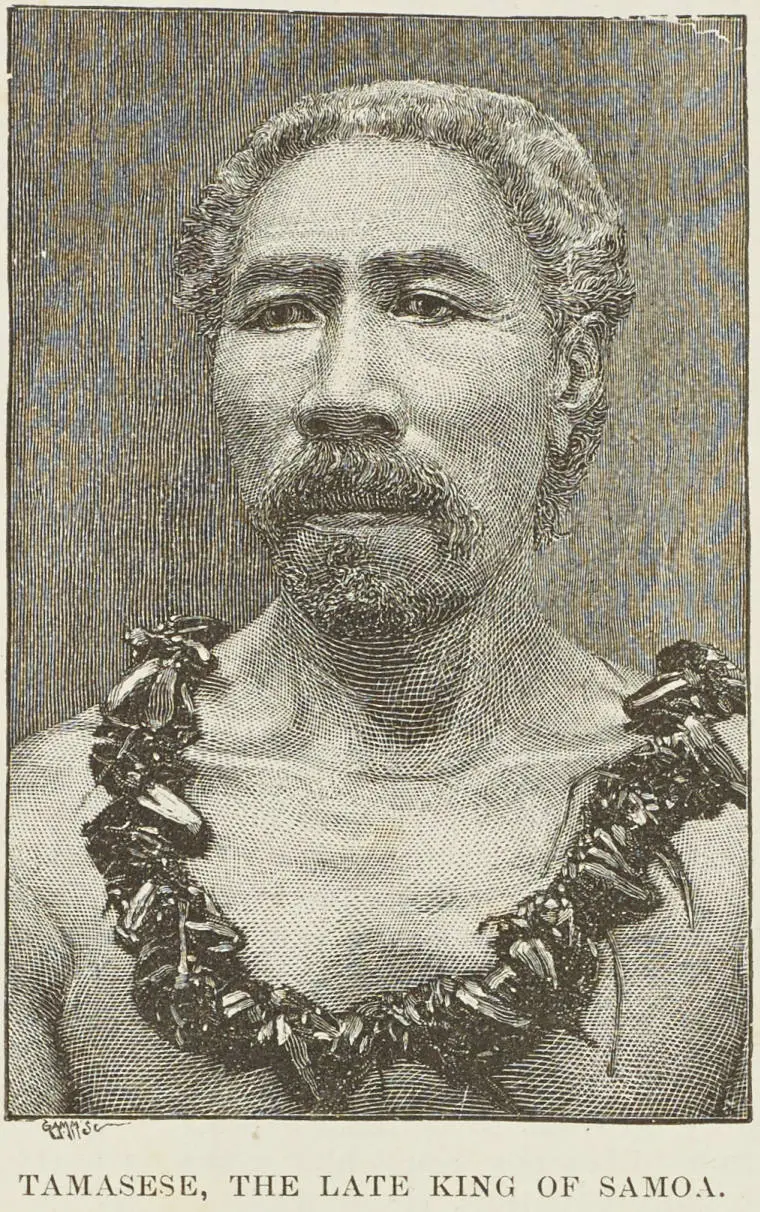 Tamasese, the late King of Samoa | Record | DigitalNZ