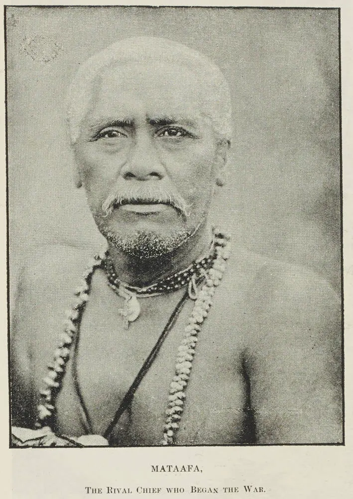 Mataafa, the rival chief who began the war | Record | DigitalNZ