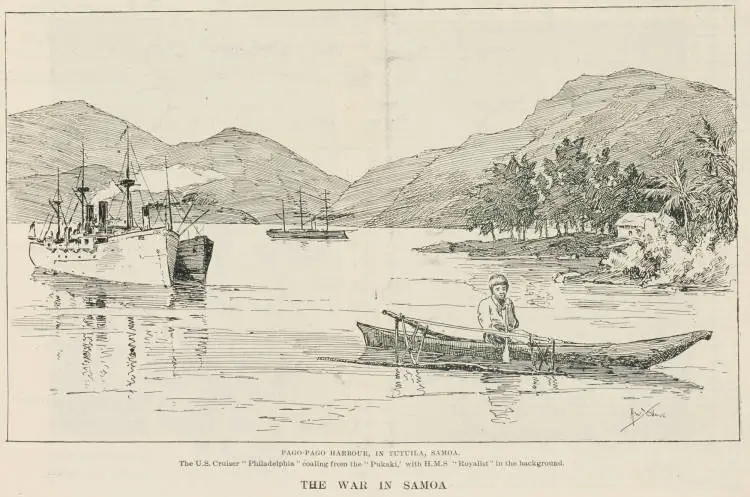 Pago-Pago Harbour, in Tutuila, Samoa | Record | DigitalNZ