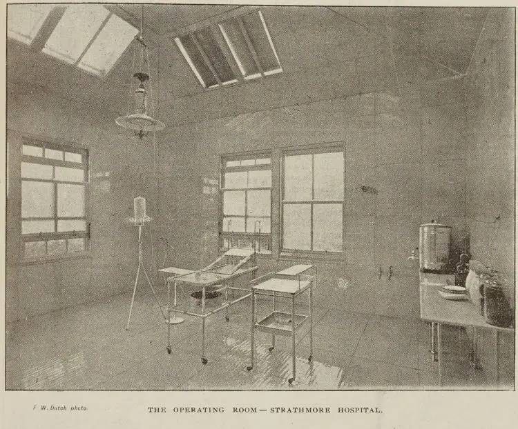 The operating room - Strathmore Hospital | Record | DigitalNZ
