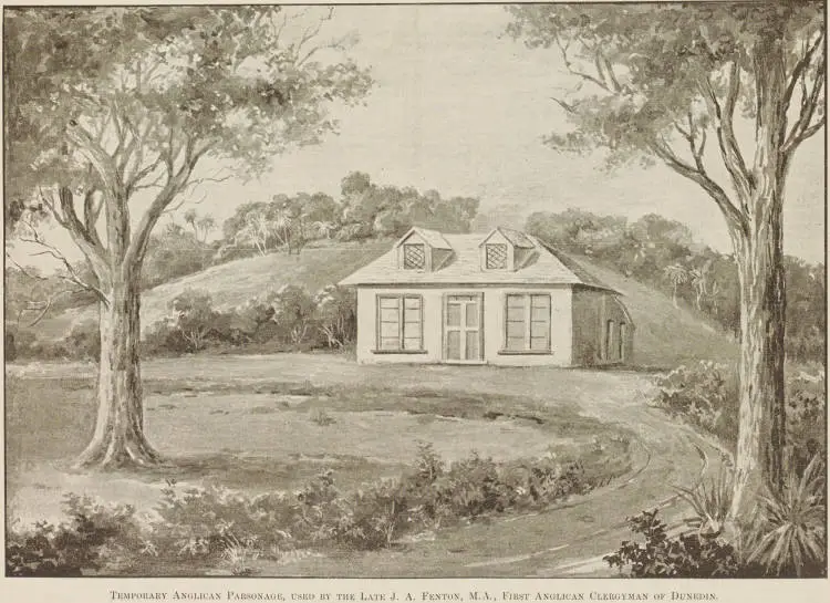 Temporary parsonage used by the late Reverend John Albert Fenton ...