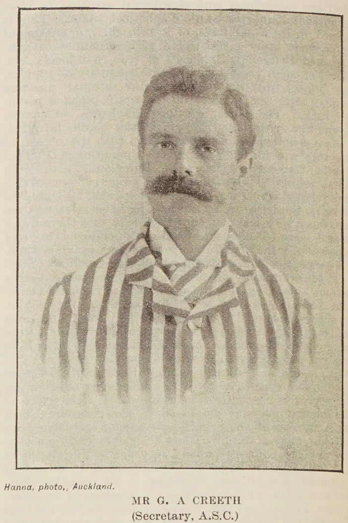 Mr G. Creeth (Secretary, A.S.C.) | Record | DigitalNZ