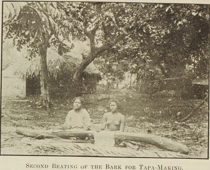 Second beating of the bark for tapa-making | Record | DigitalNZ