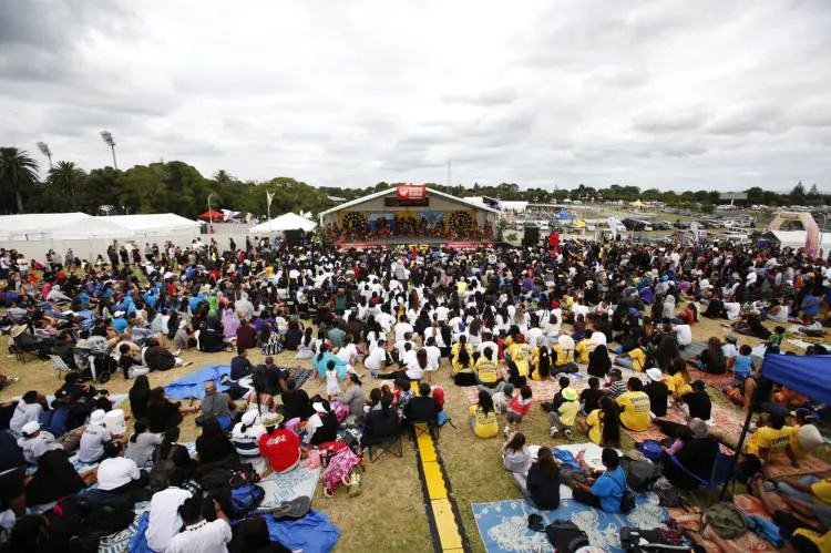 Crowd at ASB Polyfest. | Record | DigitalNZ