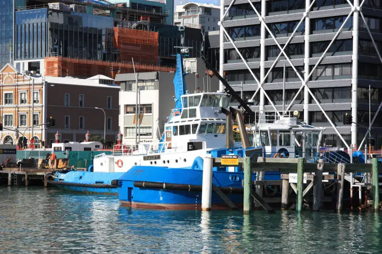 Tugboats, Quay Street Jetty, Auckland Central, 2010 | Record | DigitalNZ