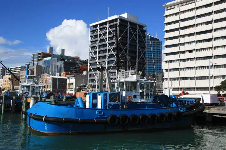 Tugboat Waka Kume, Quay Street Jetty, Auckland Central, 2010 | Record ...