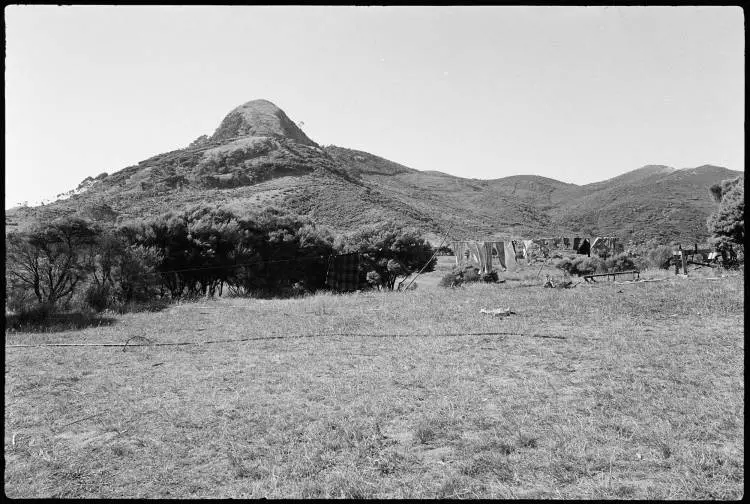 Maungapiko Hill from Kapowairua, Spirits Bay, 1980 | Record | DigitalNZ