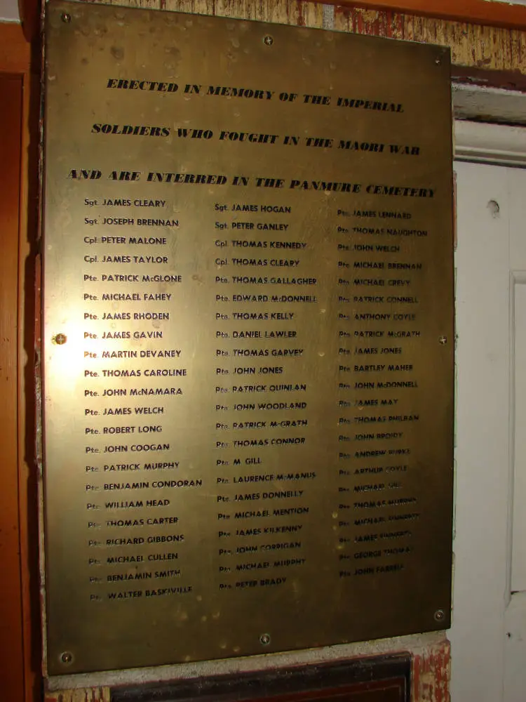 New Zealand Wars memorial plaque, Panmure, 2014 | Record | DigitalNZ