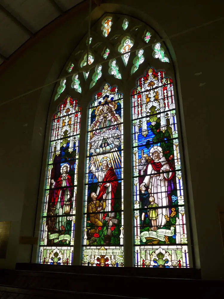 Pitt St Methodist Church memorial window, Auckland, 2014 | Record ...
