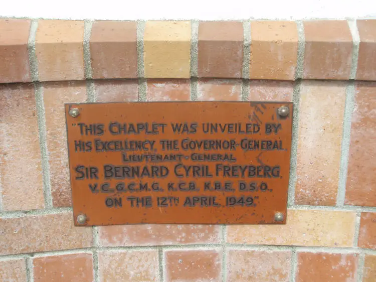 Pukekohe memorial chaplet, dedication plaque, 2008 | Record | DigitalNZ