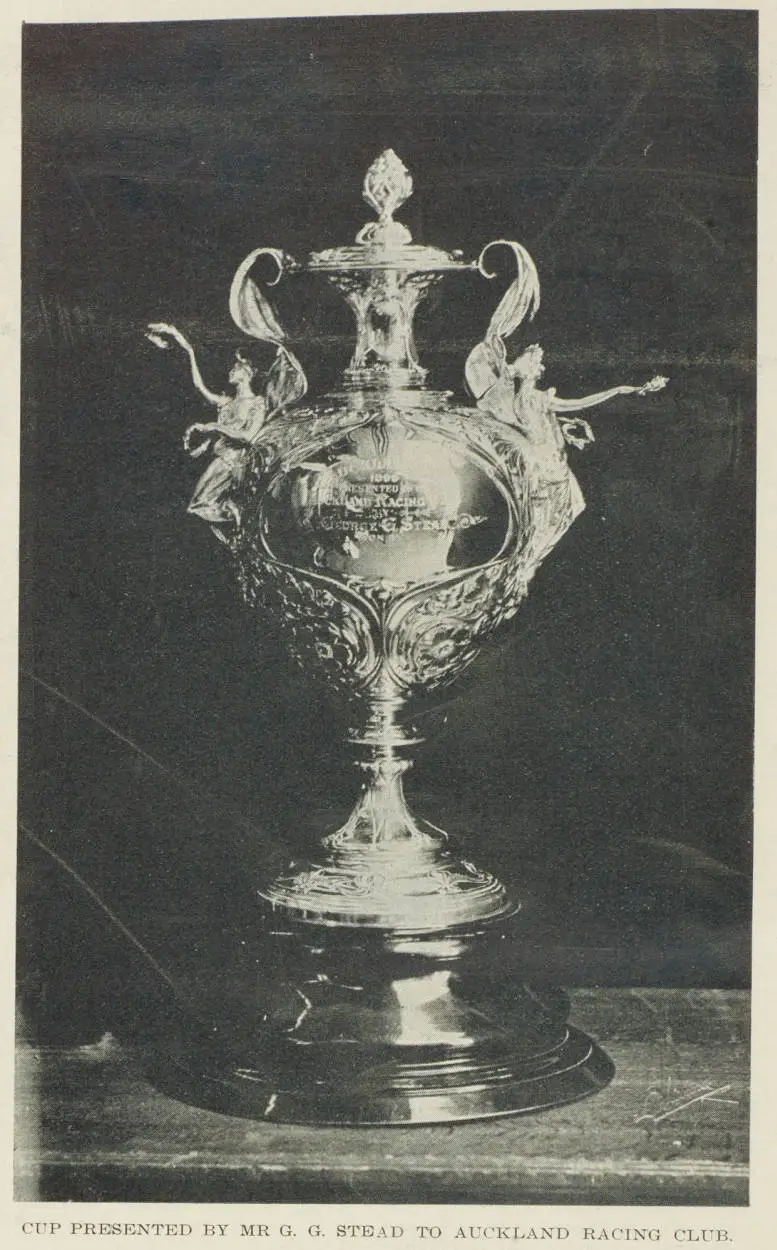 Cup presented by Mr G G Stead to Auckland Racing Club | Record | DigitalNZ