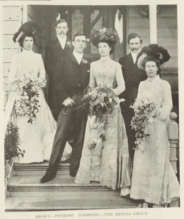 Brown - Penrose wedding | Record | DigitalNZ