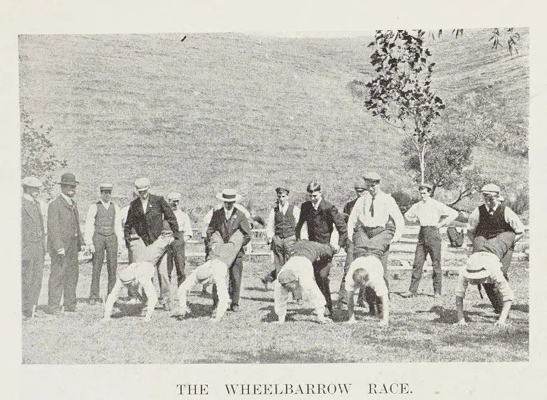 The wheelbarrow race | Record | DigitalNZ