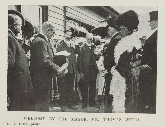 Welcome by the Mayor, Mr Thomas Wells | Record | DigitalNZ