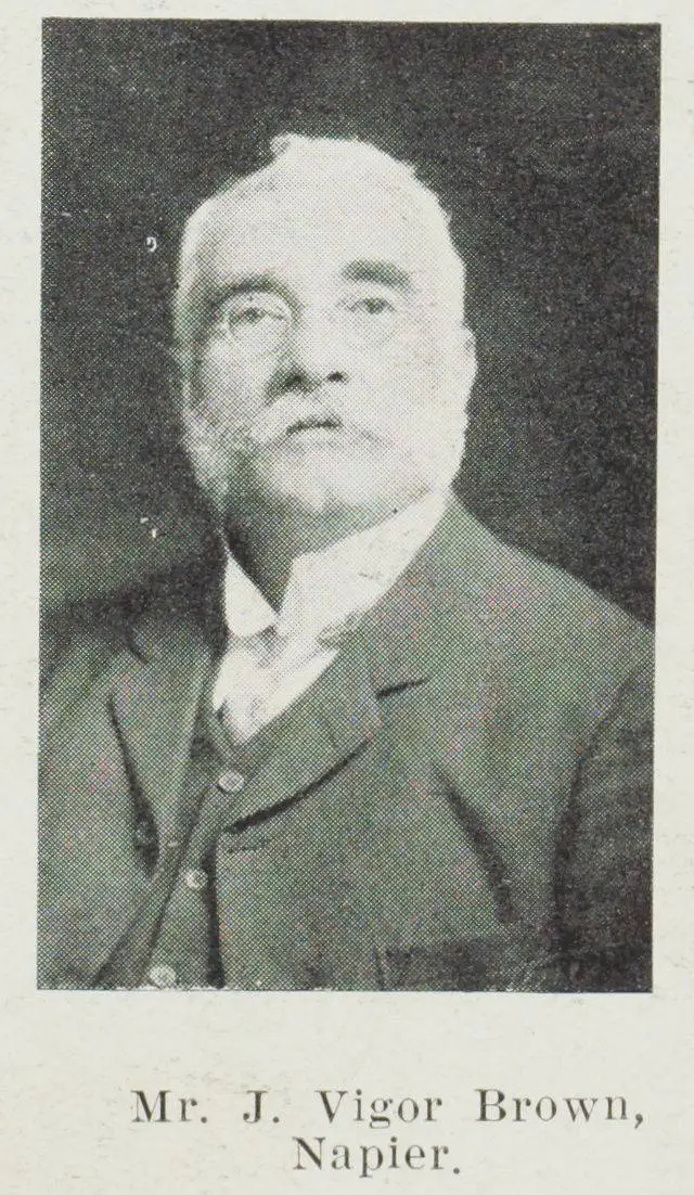 Mr. J. Vigor Brown, Napier | Record | DigitalNZ