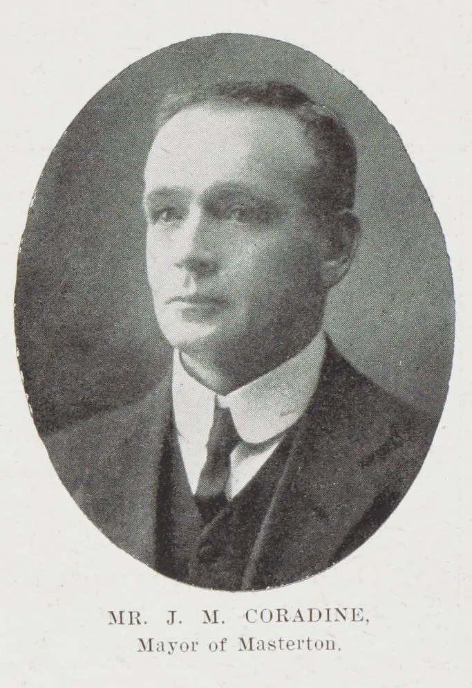 Mr J.M. Coradine, Mayor of Masterton | Record | DigitalNZ