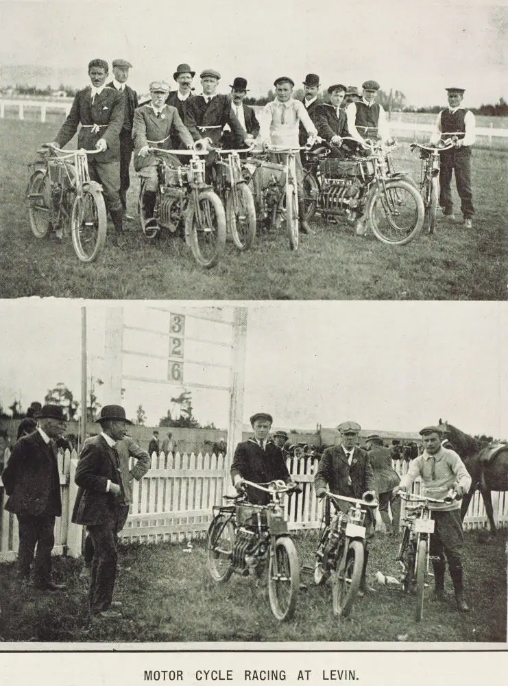 Motor cycle racing at Levin | Record | DigitalNZ